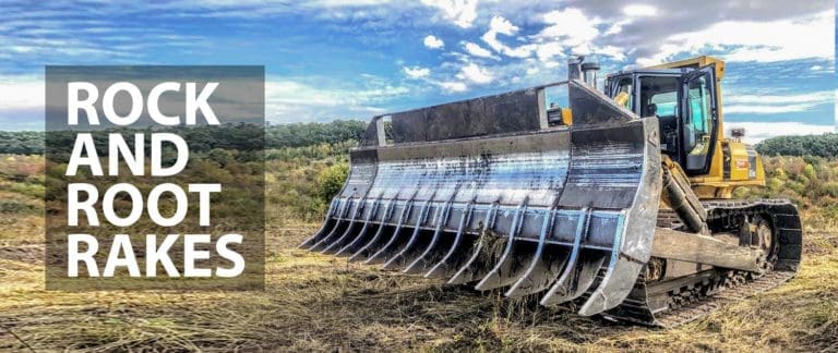 Heavy Duty Root Rake for Dozer | Dymax Attachments