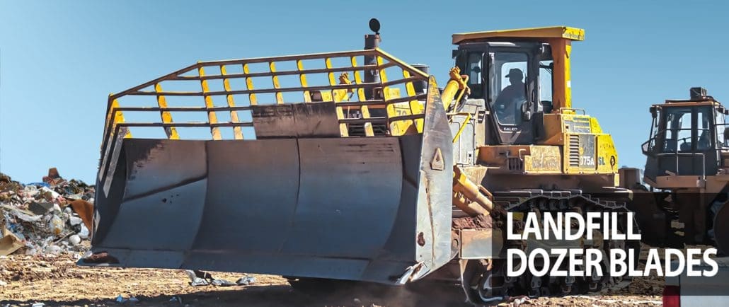 Landfill Dozer Blade | Dig, Doze, and Move Refuse - Dymax Inc