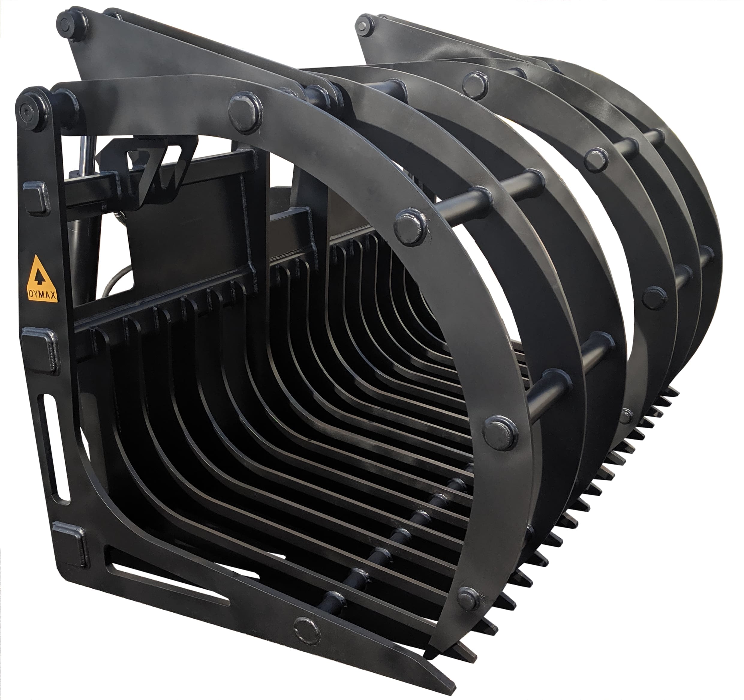 Trash Grapple Rake for Wheel Loaders - Waste Handling Attachment