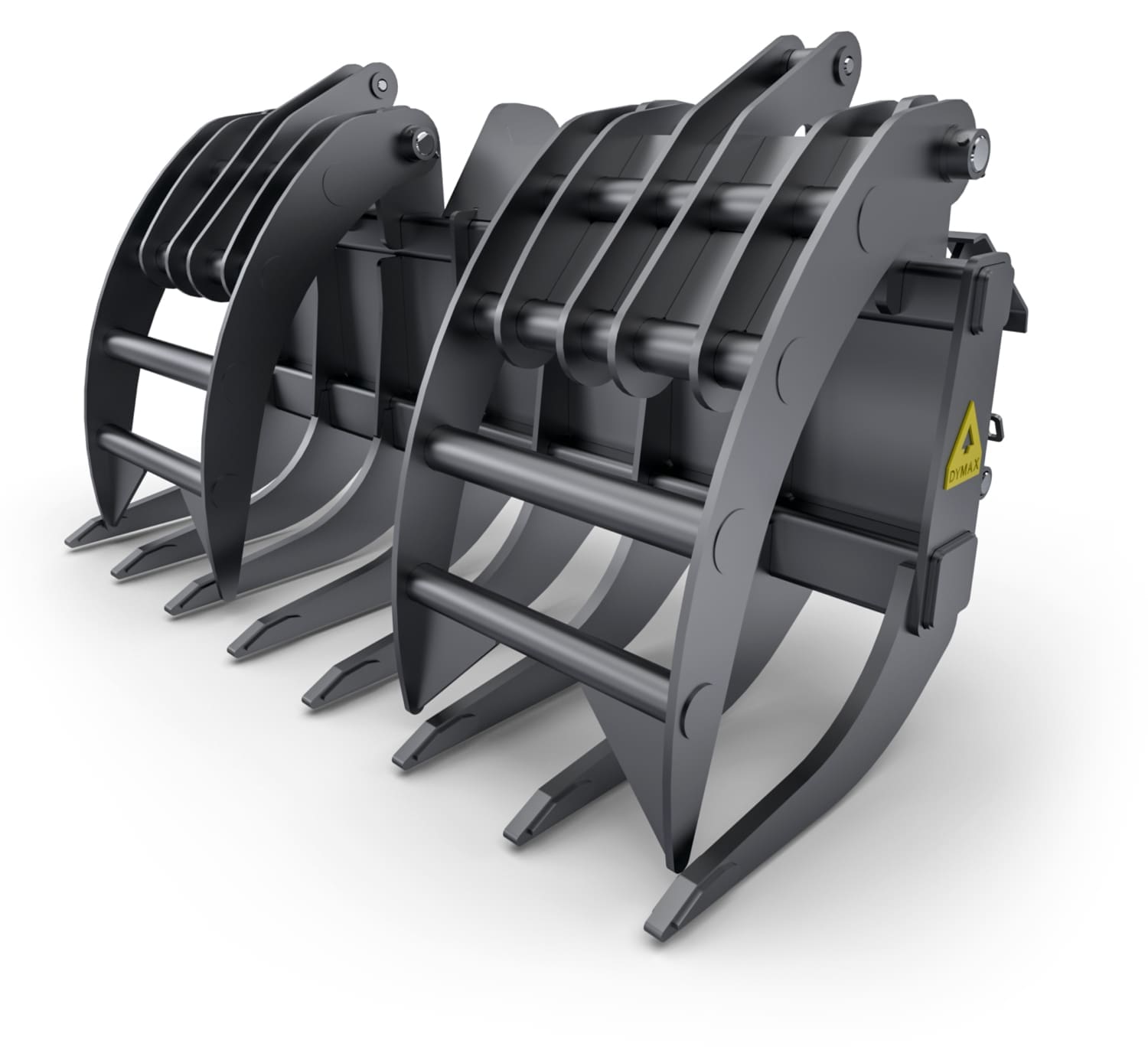 Loader Clearing Rake with Grapples - Dymax Inc