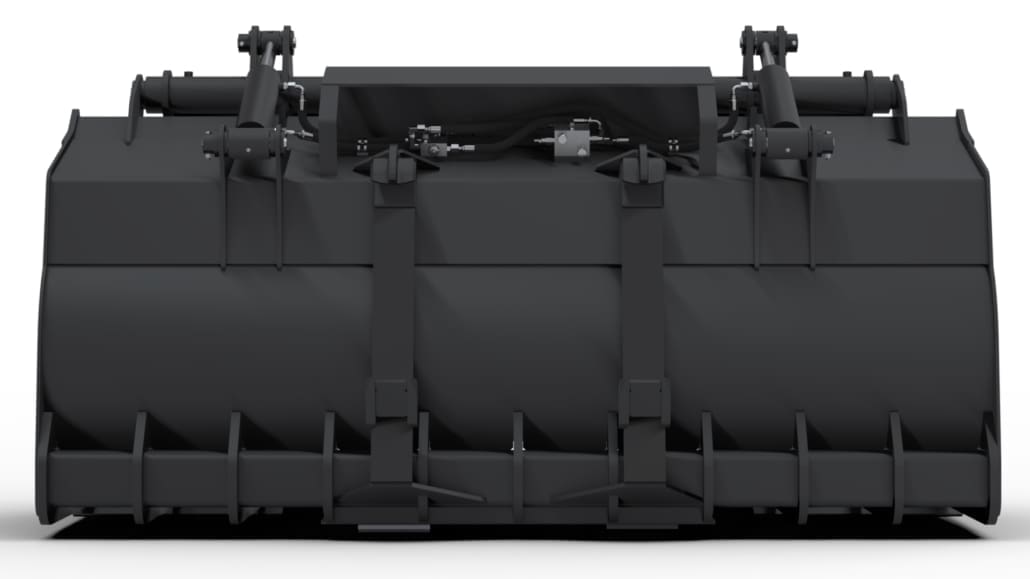 Dymax Skeleton Floor Grapple Bucket for Wheel Loaders
