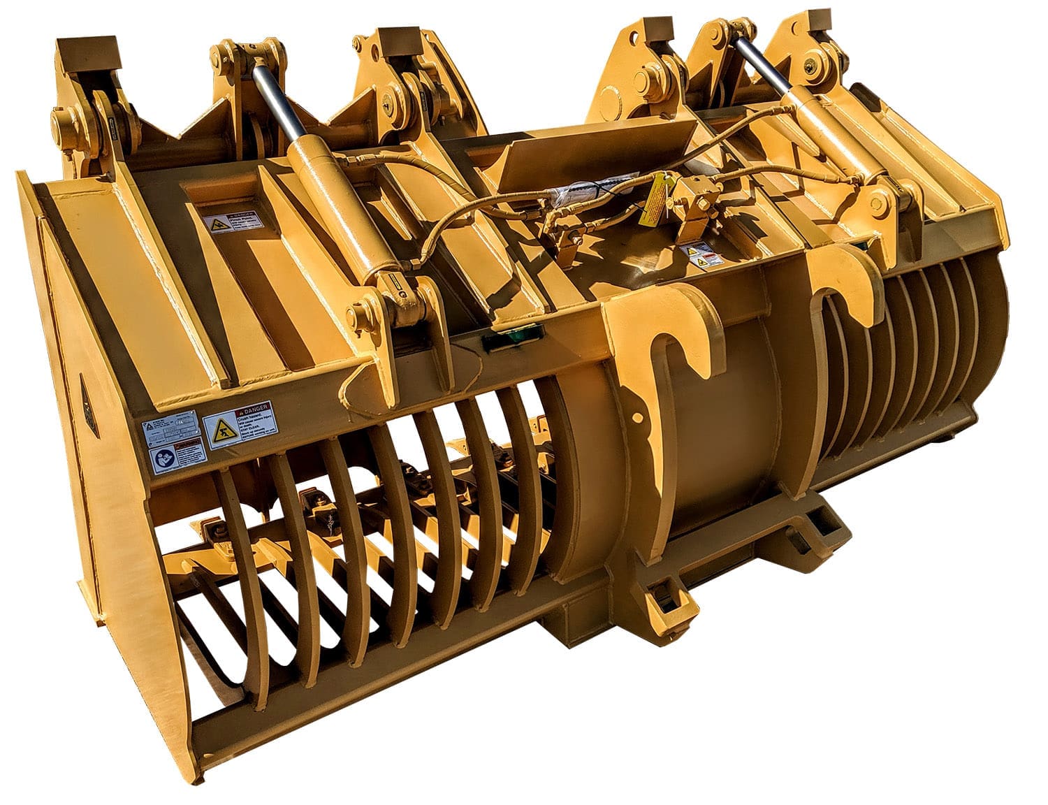 Dymax Skeleton Rock Grapple Bucket for Wheel Loaders